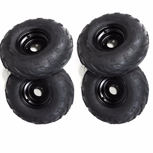 4pc 145/70-6 Tire Rim Wheels 3 Stud For Suzuki LT50 ATV Quad Go Kart ...