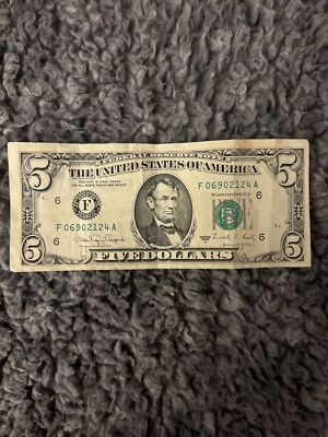 1988 series a 5 dollar bill | eBay