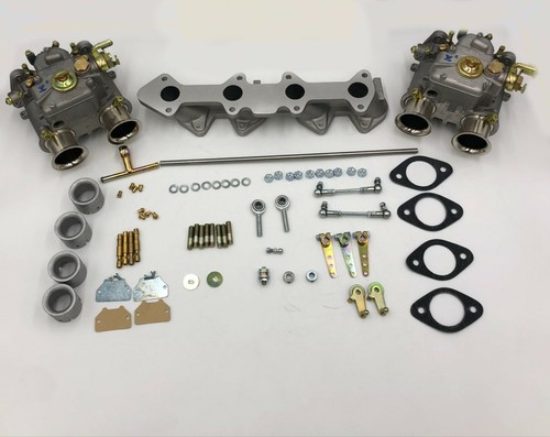 TOYOTA 2TC 3TC WEBER 40 DCOE CARBURETORS CONVERSION GENUINE WEBER CARBS ...