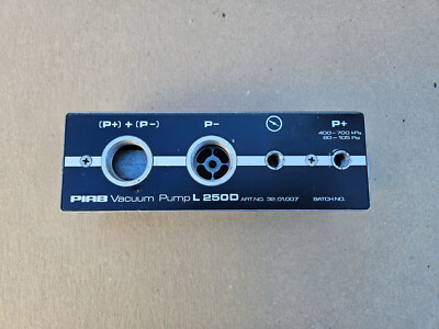 Piab L250D Vacuum Pump, Inlet 1/8" NPT 60-105PSI Air Supply. 3/4" NPT ...