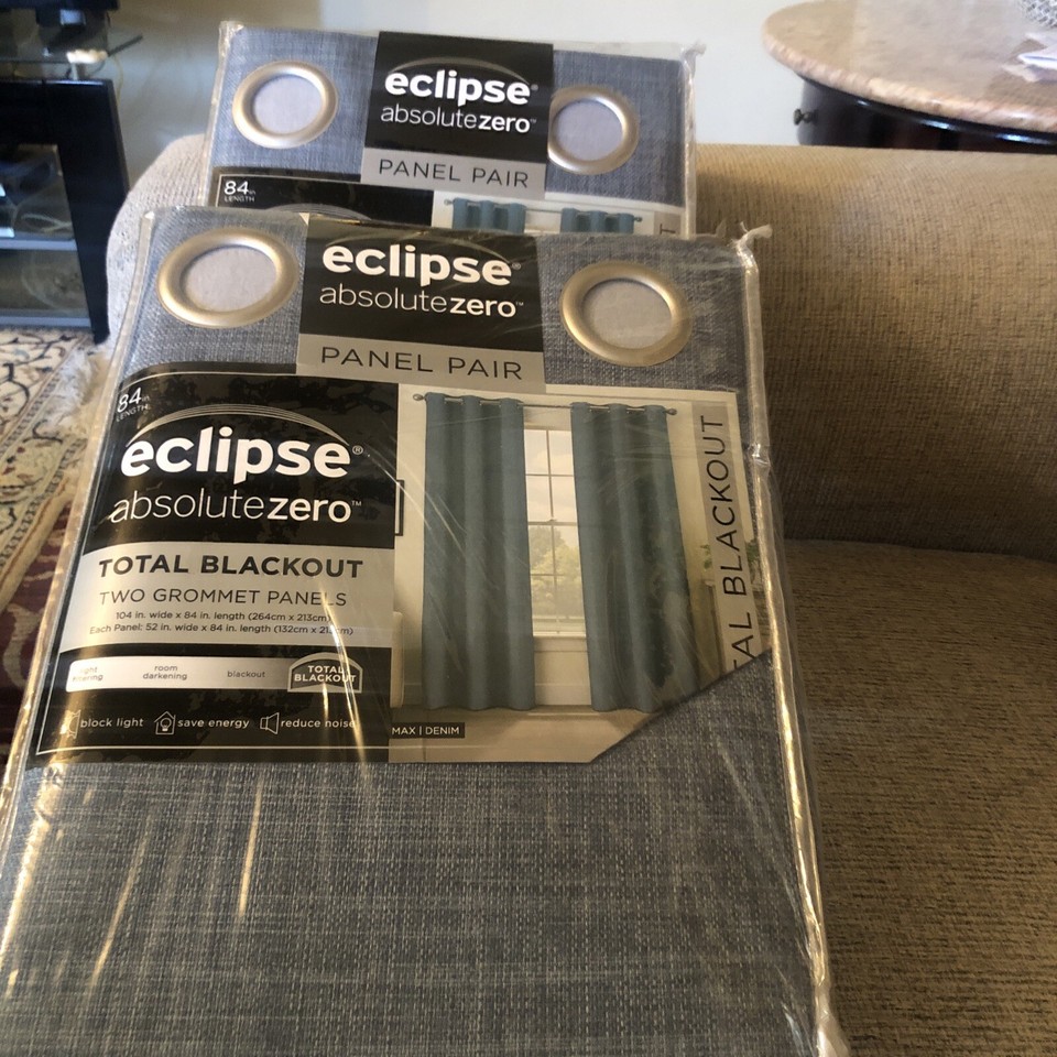 Eclipse Absolute Zero Panel Pair Total Blackout Max Denim New I Have 2 ...