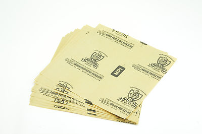 20 sheet 12x12" VAPOR Rust Prevention Paper VCI Great for Metal Parts ...