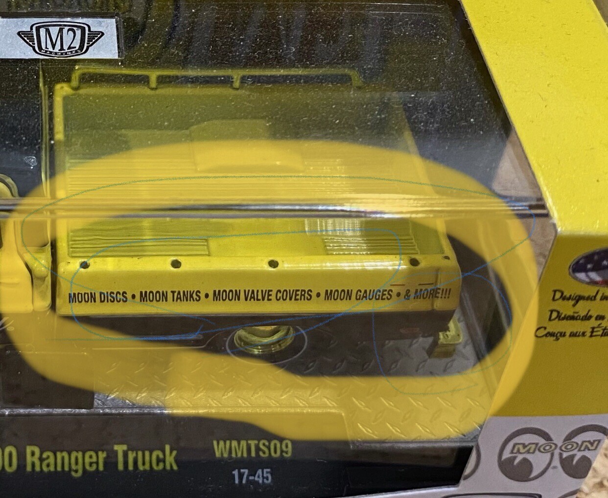 M2 Machines Mooneyes Set w/ VW Double Cab Chase 1969 Ford F-100 Ranger ...