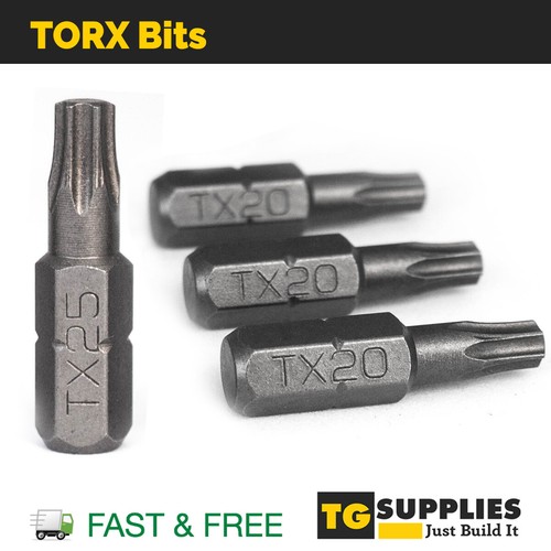 Torx Drill bits TX15 TX20 TX25 TX30 TX40 HEX BIT 6-LOBE HEXAGON | eBay UK