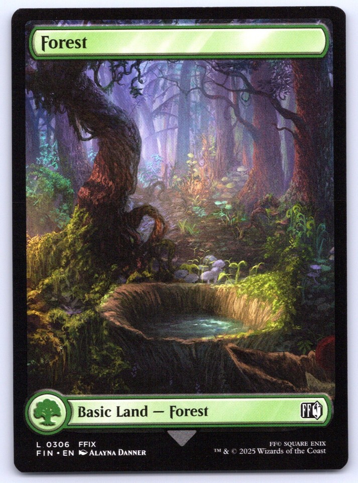 Magic Final Fantasy Basic Lands Complete Set of 15 - Full Art Land - MTG - NM | eBay