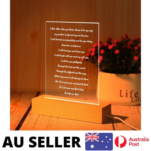 Custom Handwritten Letter Night Light - AU Stock | eBay Australia
