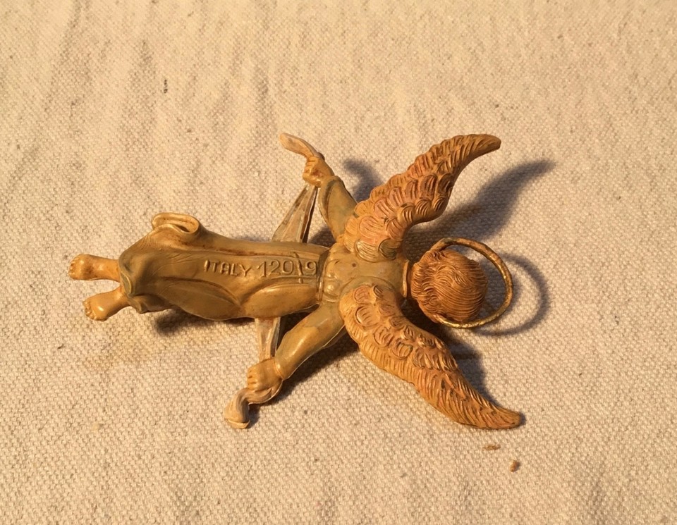 Fontanini 9" Nativity Manger Wood Moss & Bark with 14 5"scale 1983 ...