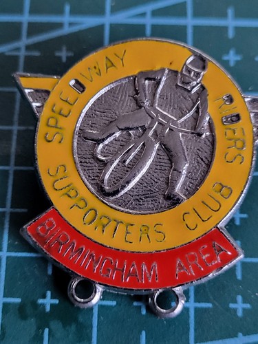 vintage speedway badge metal for birmingham area speedway | eBay UK