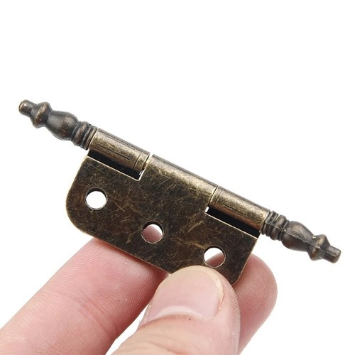 Classic Antique Bronze Crown Hinges Vintage Cabinet Decor 6 Holes ...