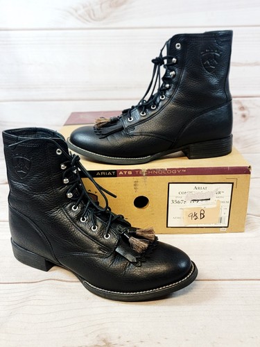 Ariat Competitor II - Women's Size 9.5 B - Black Western Boots - 11070 ...