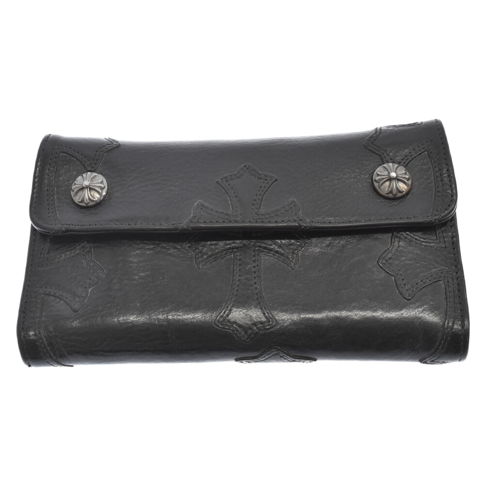 Chrome Hearts Wave Cross Btn Patch Custom Long Wallet… - Gem