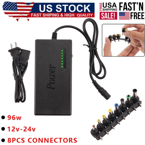 Universal Laptop Power Supply Charger AC To DC 12V/15V/16V/18V/19V/24V ...