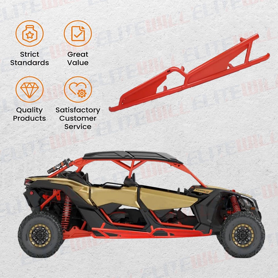 Nerf Bars Rock Sliders for 2017-2025 4 Seater Can-Am Maverick X3 Max ...