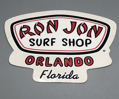 Ron Jon Surf Shop Decal Orlando FL Sticker New | eBay