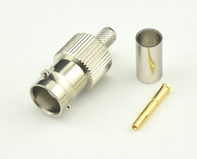 BNC Female Coax Connector Crimp RG-142 RG400 by W5SWL | eBay