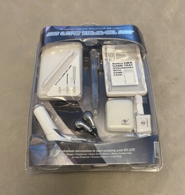 New Sealed Accessory Kit Nintendo DS Lite Car Charger Earphones Case ...