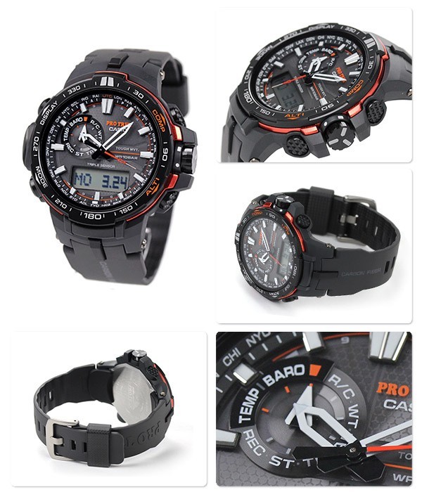 Casio Protrek Analog-Digital Triple Sensor Men's Watch PRW Casio Protrek Analog-Digital Triple Sensor Men's Watch PRW
