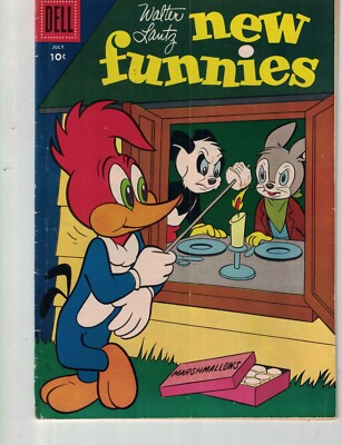 1956 New Funnies - #233 Woody Woodpecker; Andy Panda; Chilly Willy ...