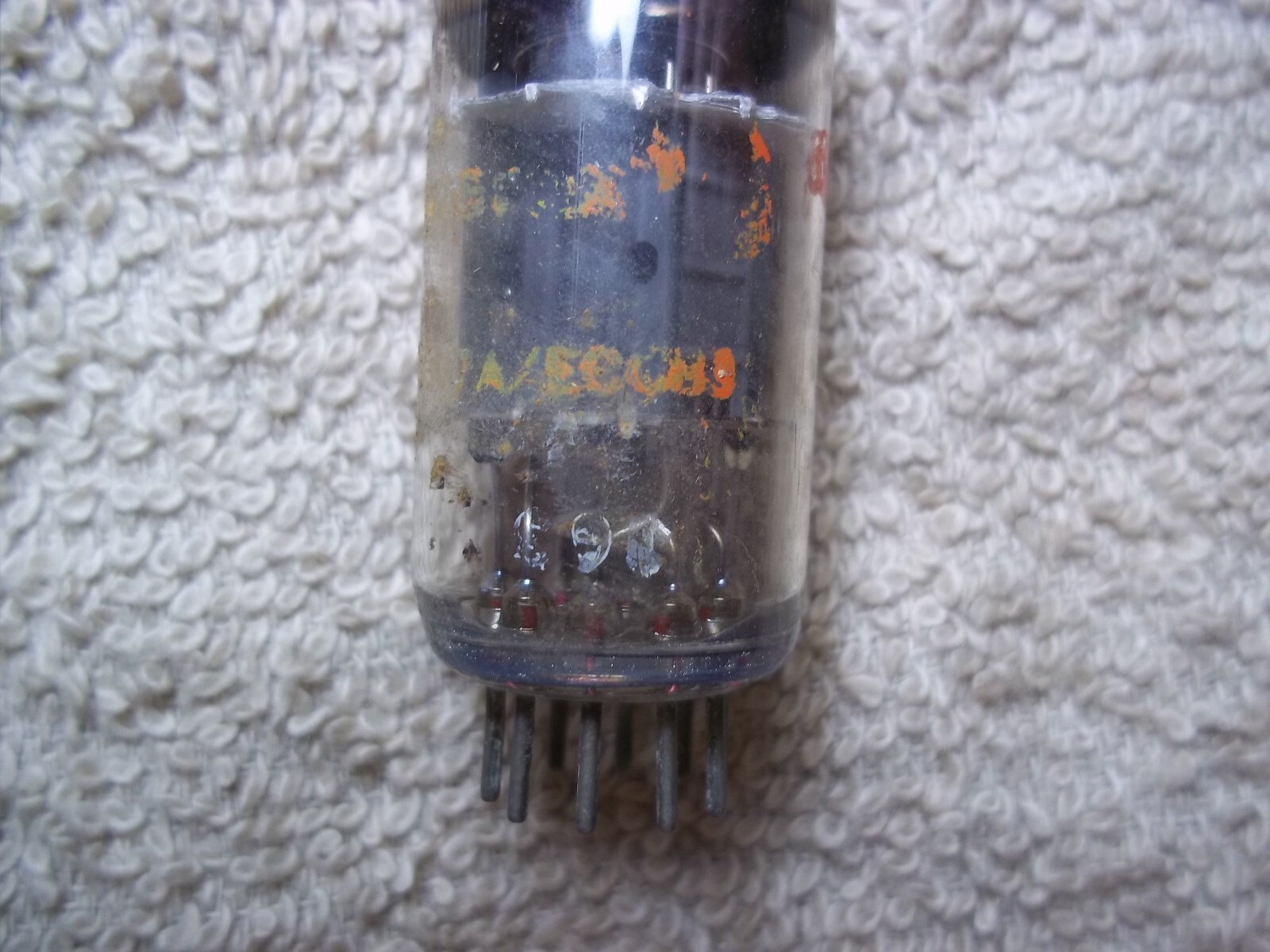 Amperex Mullard 12AX7 ECC83 great britain, ribbed plates tested good ...