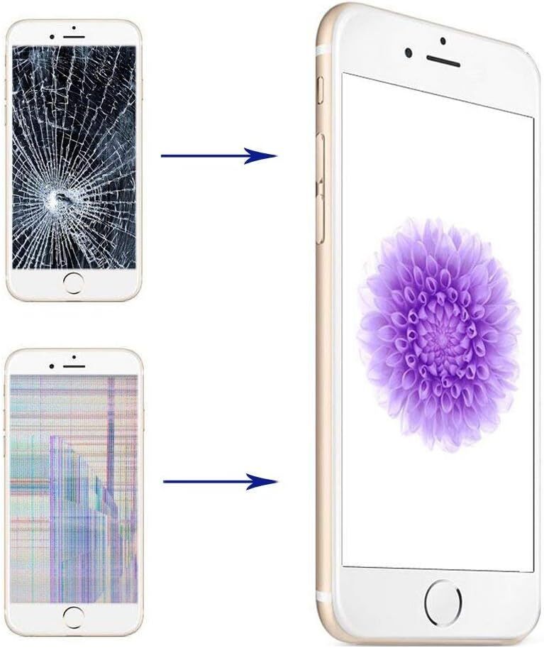 White with Repair Tools Kit for iPhone 8 Plus 5.5 Inch LCD Digitizer ...