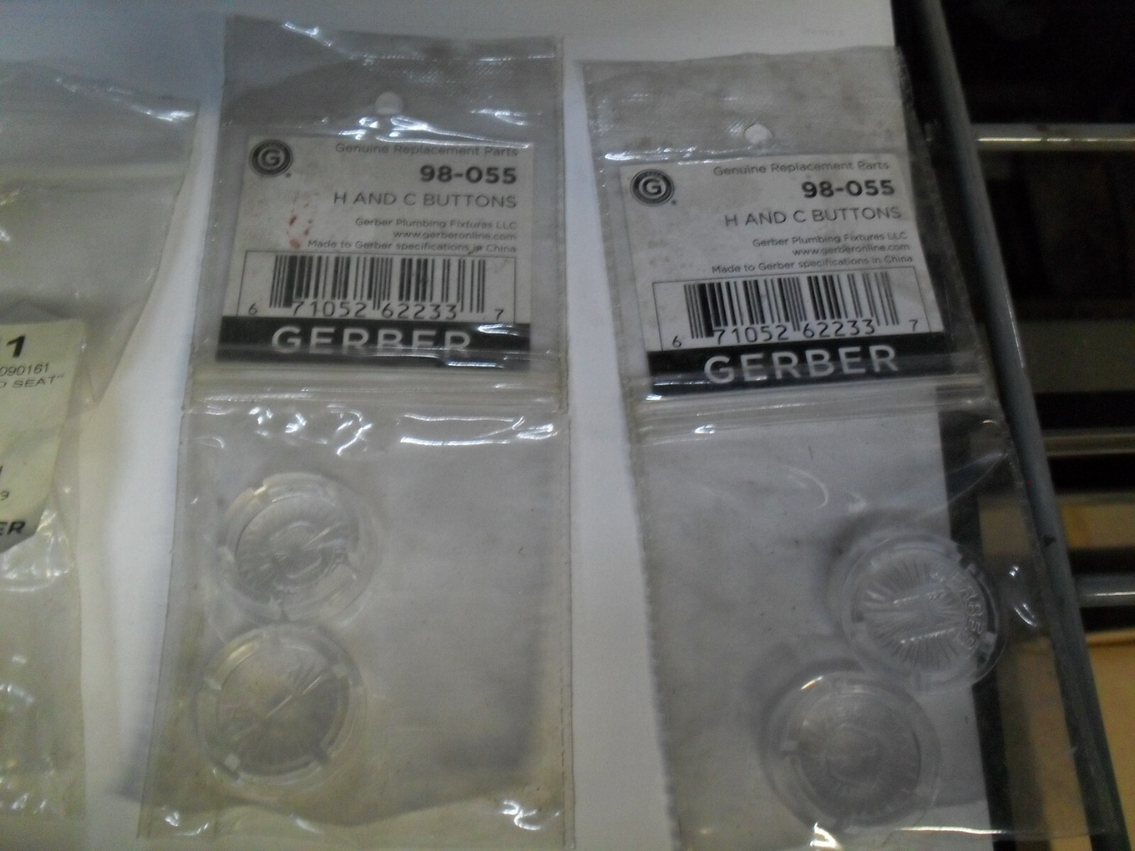 Gerber 98-055 Hot and Cold replacement Buttons | eBay