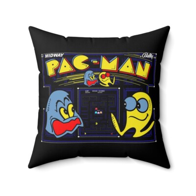 Pacman video game pillow gaming gifts for him or her, game room decor ...