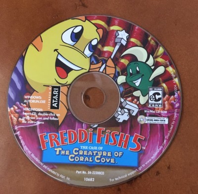 Freddi Fish 5: The Case of The Creature of Coral Cave (PC, 2001 ...