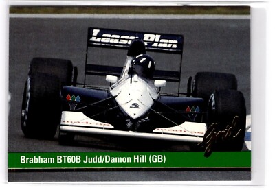 1992 Grid Motorsports Formula One Racing Damon Hill #8 Brabham BT60B ...