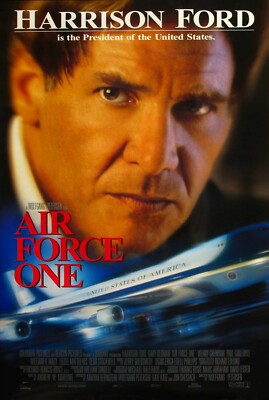 Free Same Day Shipping AIR FORCE ONE Harrison Ford Borderless 11x17 ...