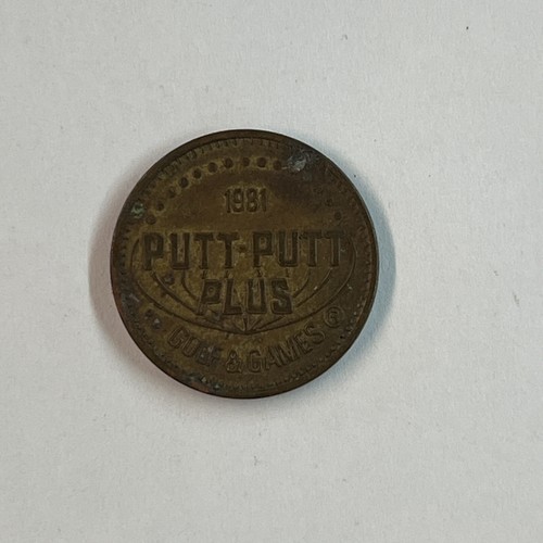 Collectible Putt Putt Plus Coin Token 1981 Golf & Video Games amusement ...