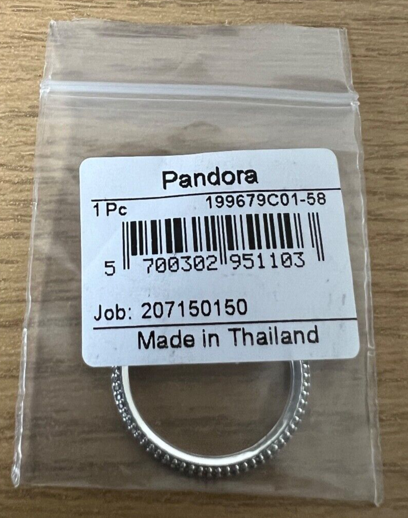 Pandora ME Pave Ring 199679C01-58 for sale online | eBay UK