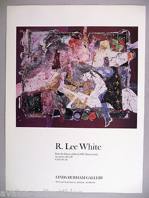 R. Lee White Art Gallery Exhibit PRINT AD - 1987 | eBay