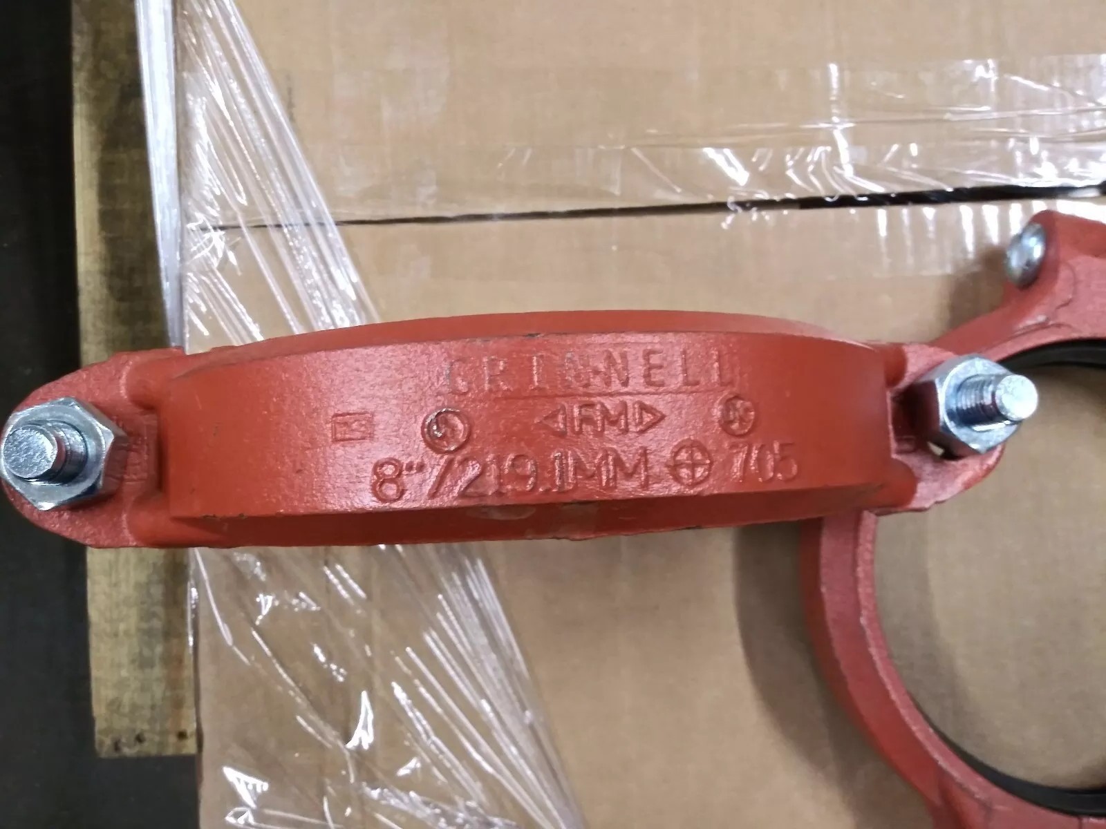 2X-8" GRINNELL/TYCO 705 Flange Clamp Grooved Pipe Coupling/ Sold as a ...