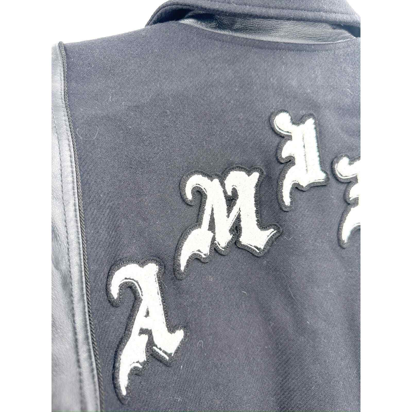 AMIRI Wes Lang Varsity Jacket Bomber Leather Skulls S… - Gem