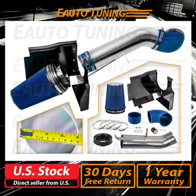 Cold Heat Shield Air Intake + BLUE Filter for 99-06 Sierra 1500 2500 ...