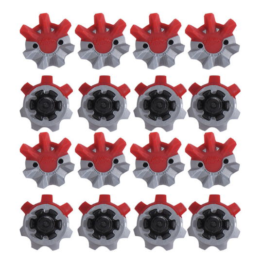10pcs Golf Quick Spike Gray Red Short Teeth Soft Spike Fast Twist Shoe ...