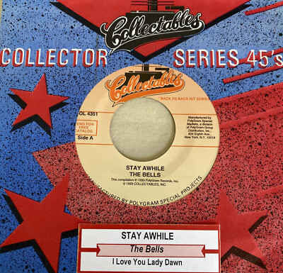 Bells 45 Stay Awhile / I Love You Lady Dawn NEW reissue Collectable ...