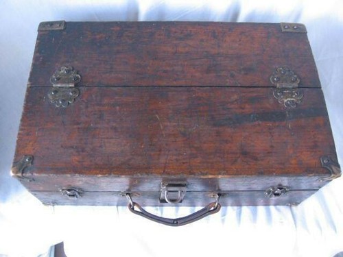 ANTIQUE TOOL SET COLLECTION & WOOD TOOL CHEST WOW! LOTS OF TOOLS ! | eBay