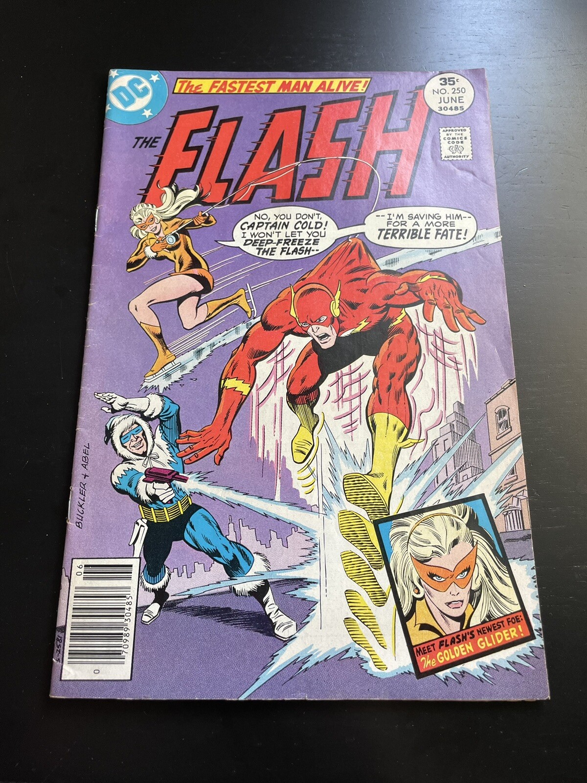 The Flash #250 (DC Comics 1977) (1st Appearance of The Golden Glider ...