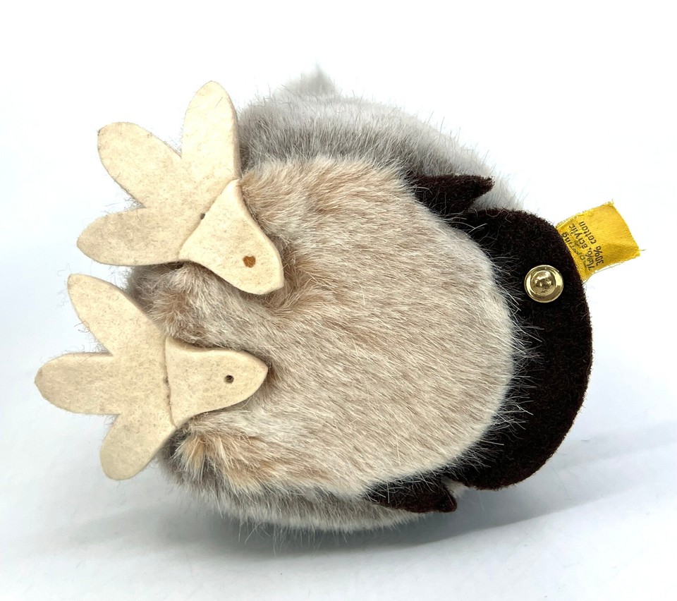 Steiff Wiggi Owl 1970s Plush ID Button and Tag 15cm 6in Bird Vintage | eBay