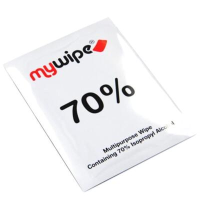 Large Alcohol Wipes 70% Isopropyl 185x145mm MyWipe | eBay UK