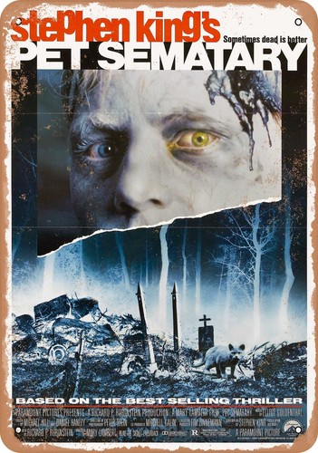 METAL SIGN - Pet Sematary (1989) - Vintage Look | eBay