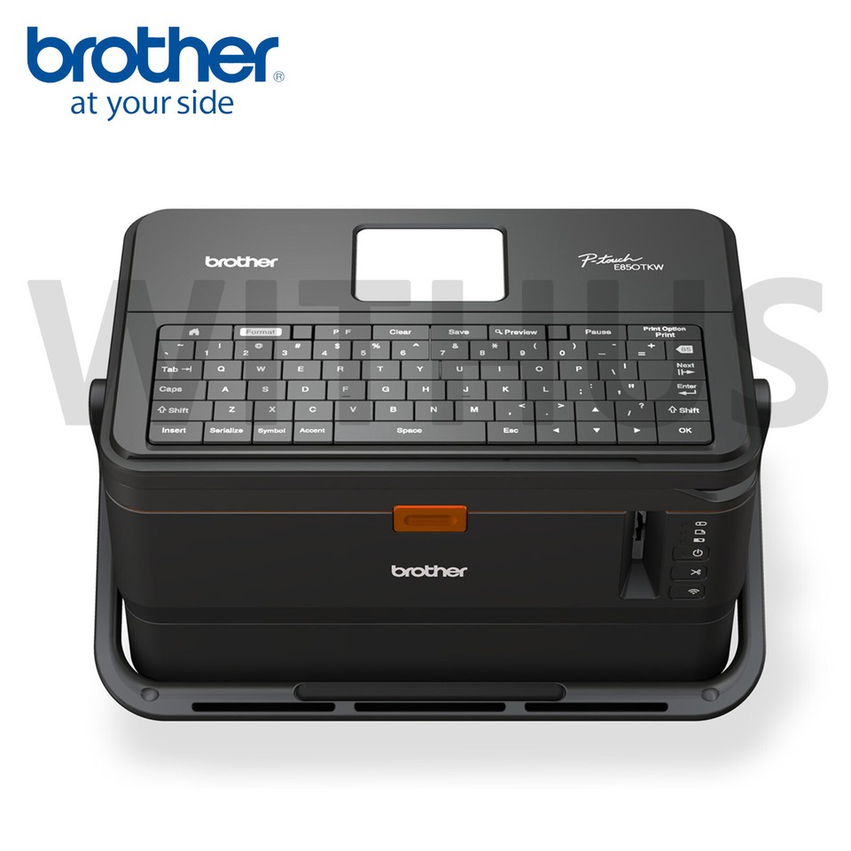 Brother Label Printer PT-E850TKW PC/Mobile Connect Keyboard USB Wi-Fi ...