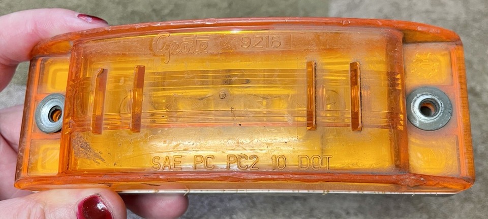 GROTE ORANGE MARKER LIGHT P/N 9216 (Tag# 13145) *READY TO SHIP* | eBay