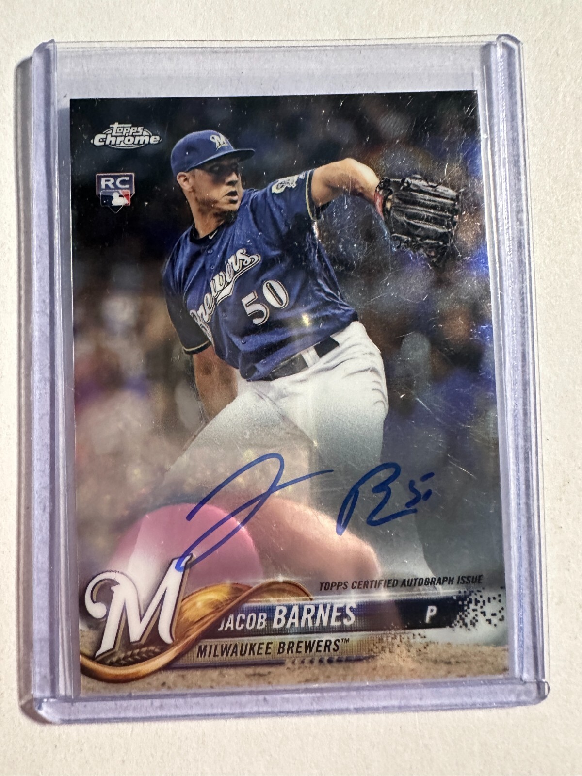 K125,601 - 2018 Topps Chrome Rookie Autographs #RAJBA Jacob Barnes Auto ...