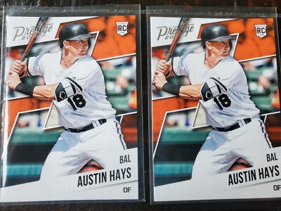 2018 Prestige #9 Austin Hays ROOKIE CARD BALTIMORE ORIOLES RC MINT (2 ...