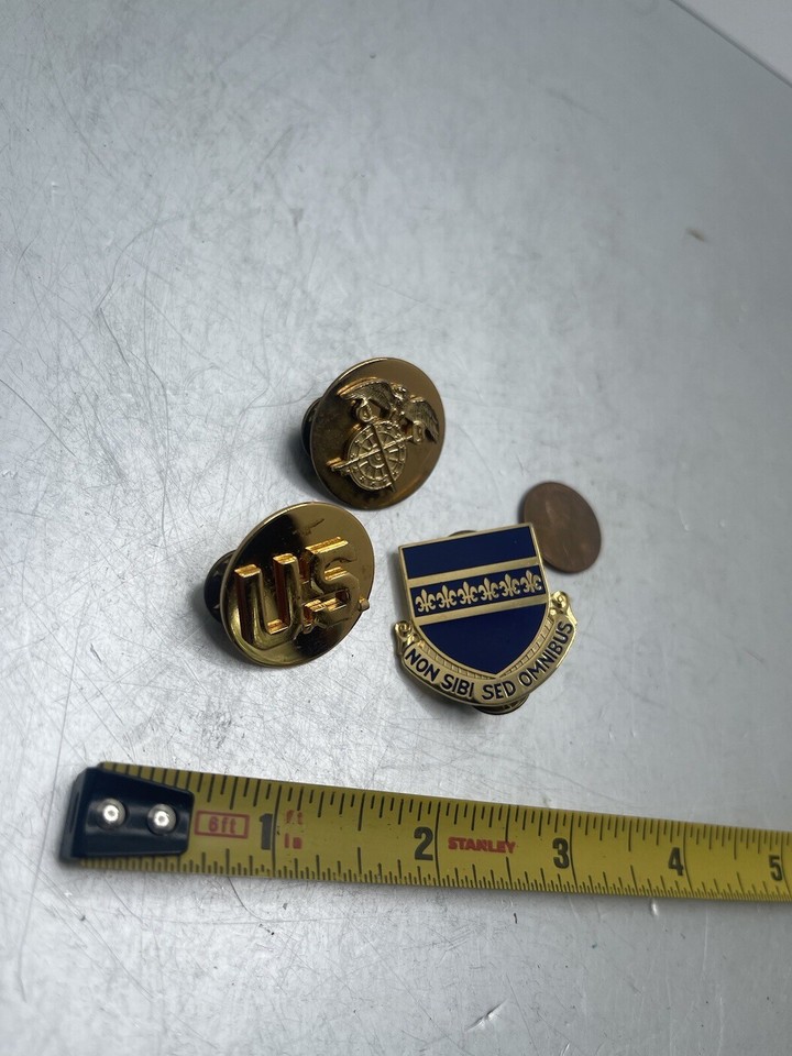 Military Pin Lot 3 United States Army Quartermaster Corps Insignia ...