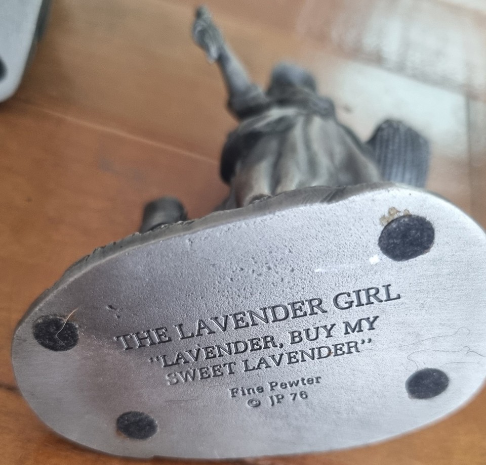 Franklin Mint Pewter Lot X 3 Cries Of London - Muffin Man, Milkmaid ...