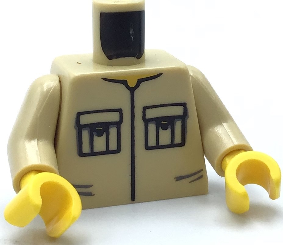 LEGO LUKE SKYWALKER MINIFIGURE TORSO PIECE STAR WARS BODY PART CLOUD ...