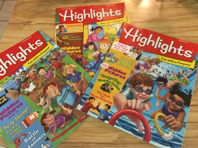 Highlights magazines set of 3 issues August through September 2014 | eBay